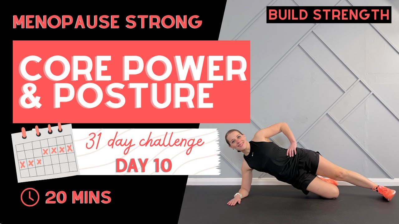 Core Strength & Posture Workout for Menopause | 20-Min Midsection Power ...