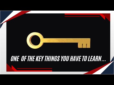 One of the Key Things You Have To Learn - YouTube