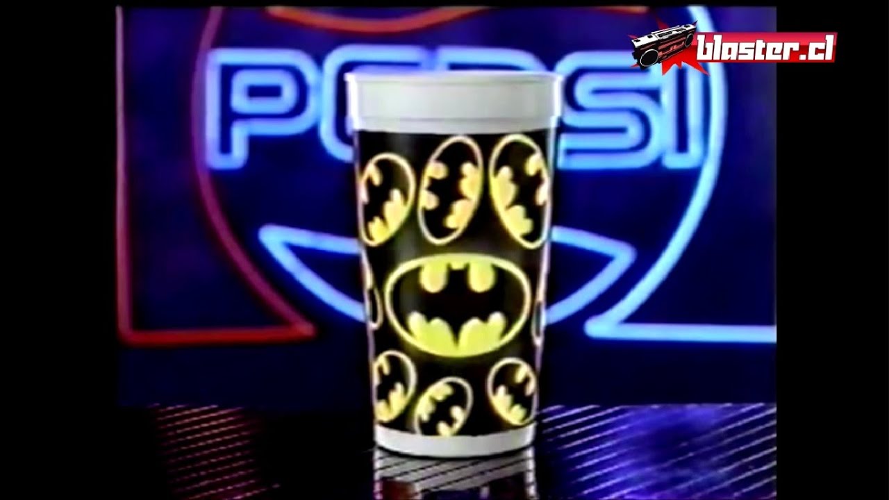 Comercial Pepsi Vasos Batman 1989 / Chile - YouTube