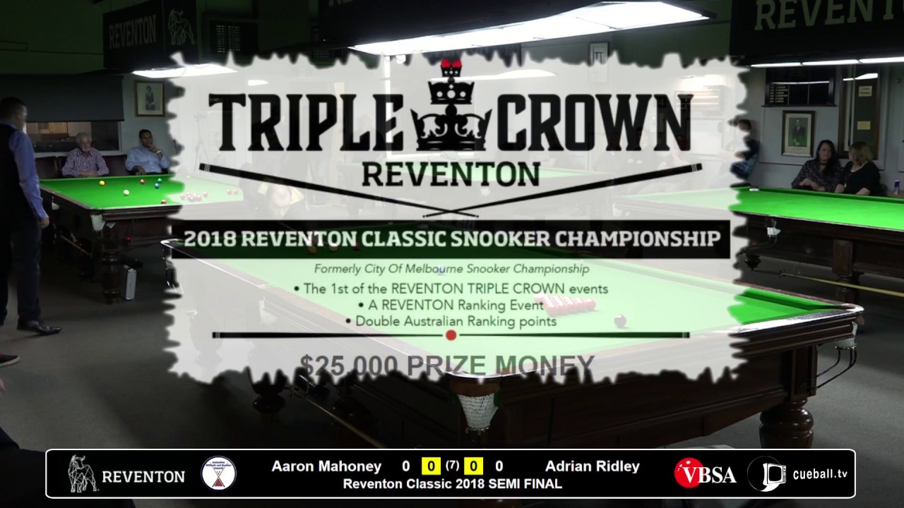 Reventon Classic 2018 | SEMI FINAL | Aaron Mahoney v Adrian Ridley ...