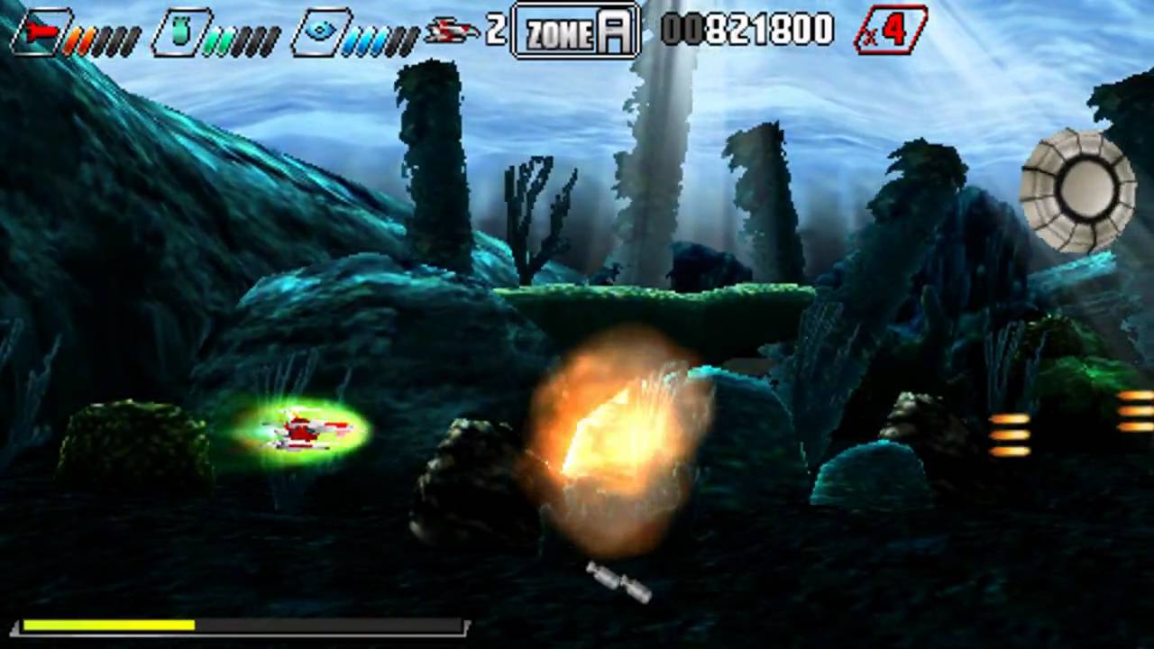 PSP Darius Burst - Gameplay - YouTube