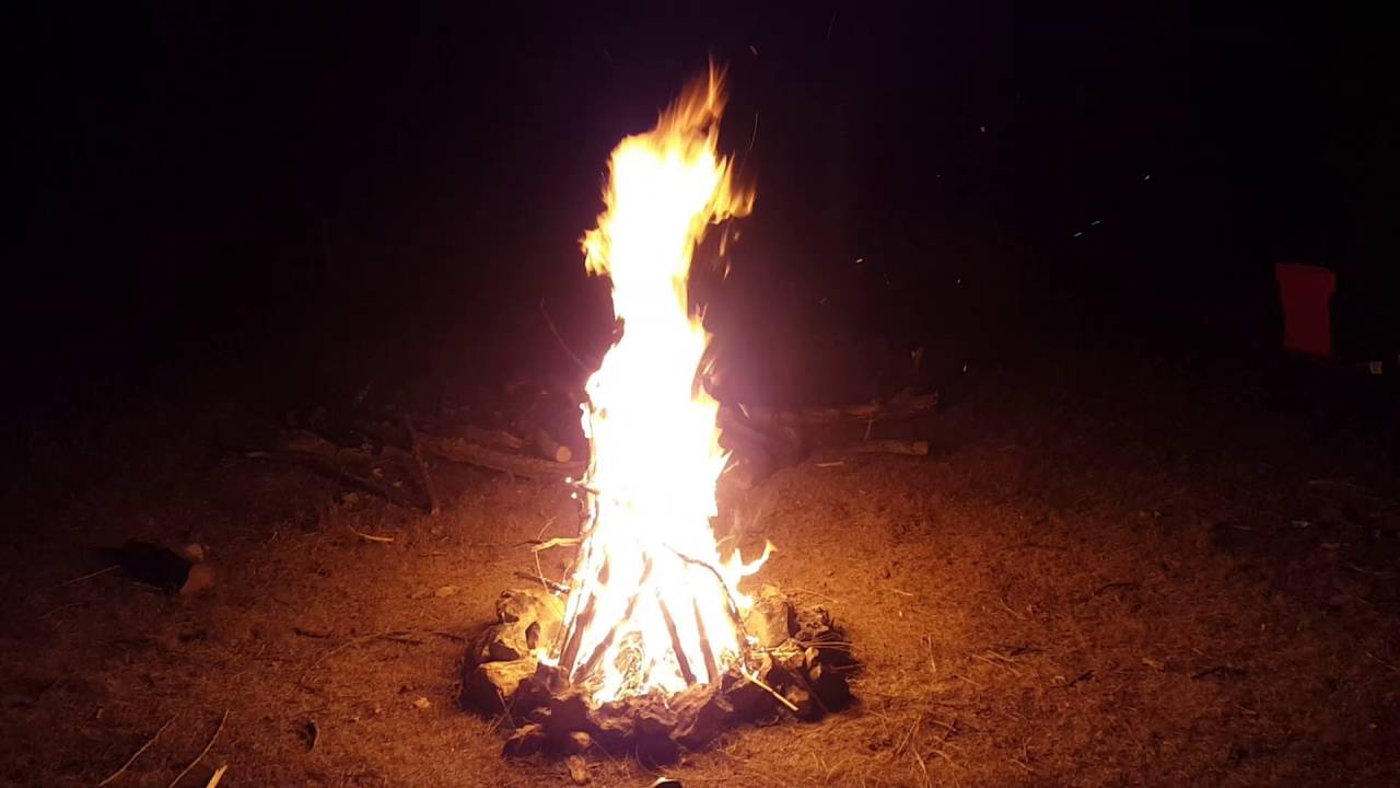 The Simple Beauty of a Campfire - YouTube