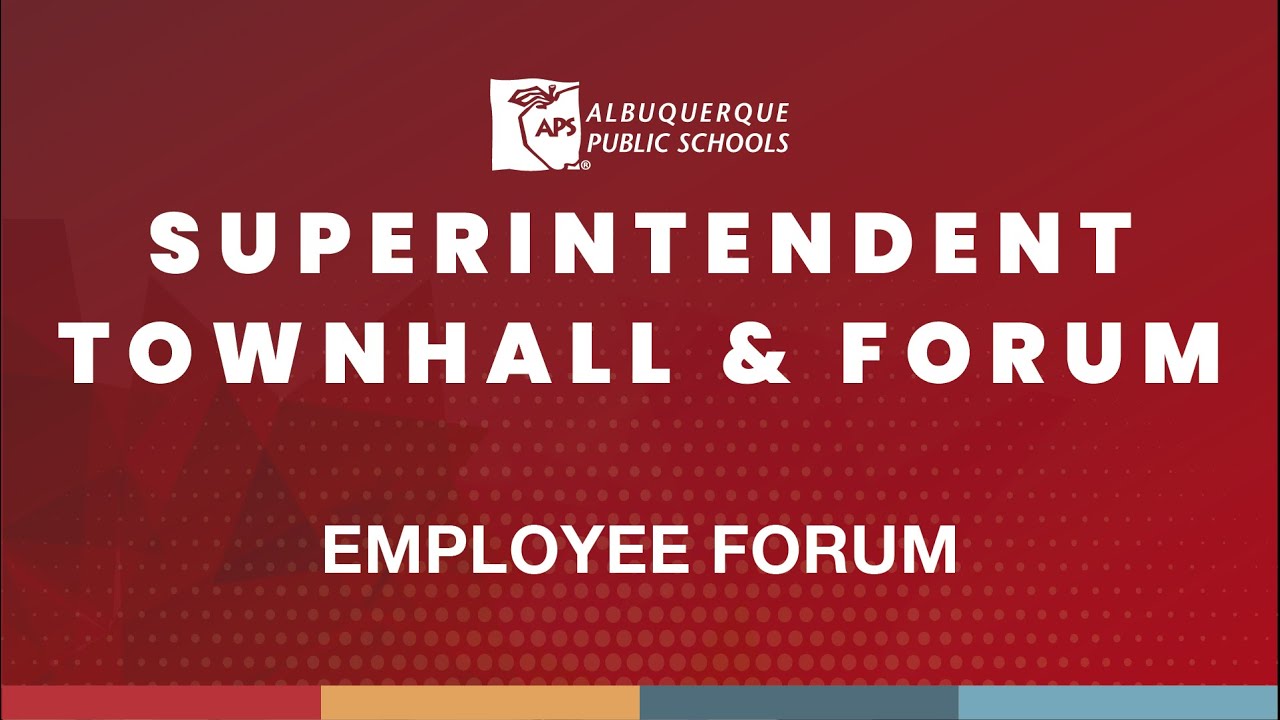 Superintendent Townhall and Forums - PM - Employee Forum - YouTube