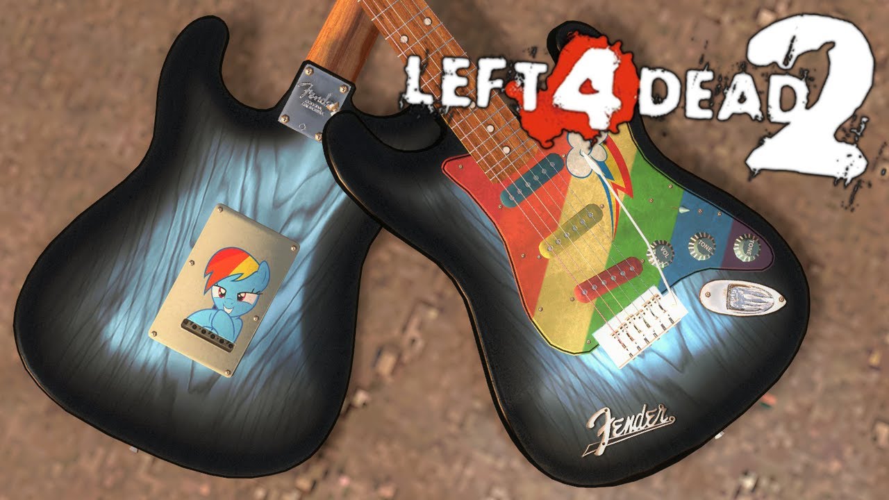 Rainbow Dash Fender Stratocaster - YouTube