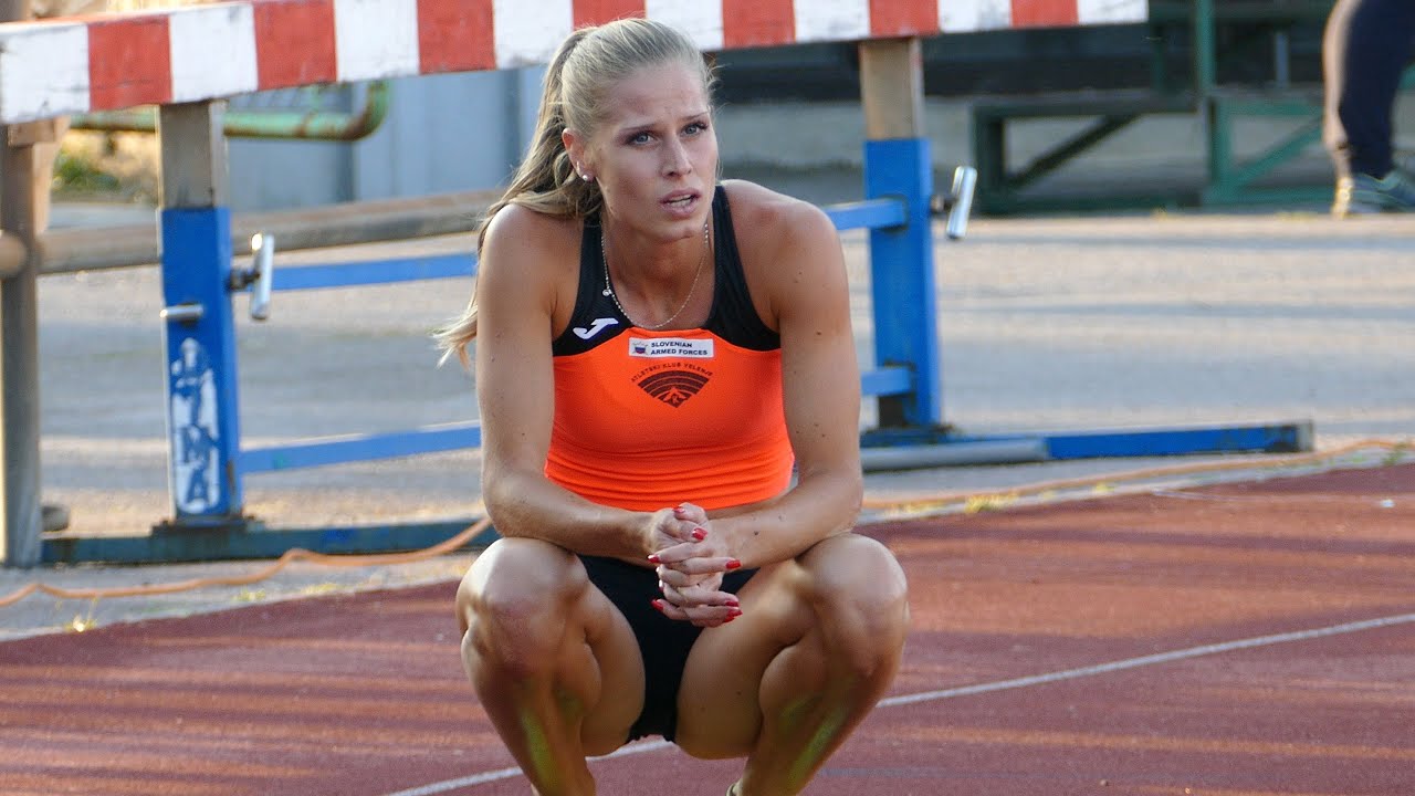 Anita Horvat Beautiful Slovenian athlete 200 m 24.52 Finish Ljubljana ...