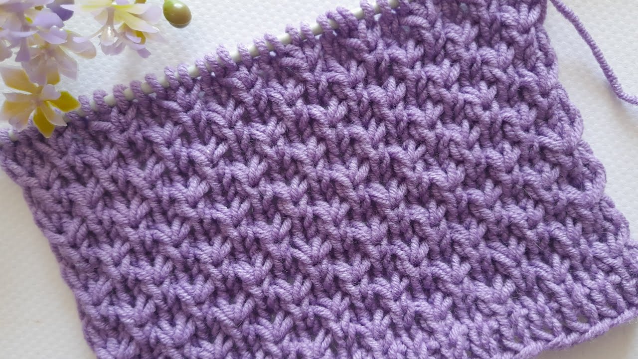 AMAZING! Beautiful Knitting Pattern YOU WILL LOVE - YouTube