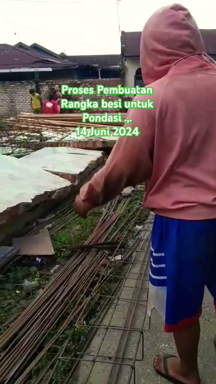 Pembuatan Rangka besi (slop bangunan ) - YouTube