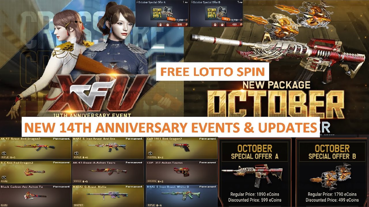 NEW 14TH ANNIVERSARY EVENTS & UPDATES CROSSFIRE PH - YouTube