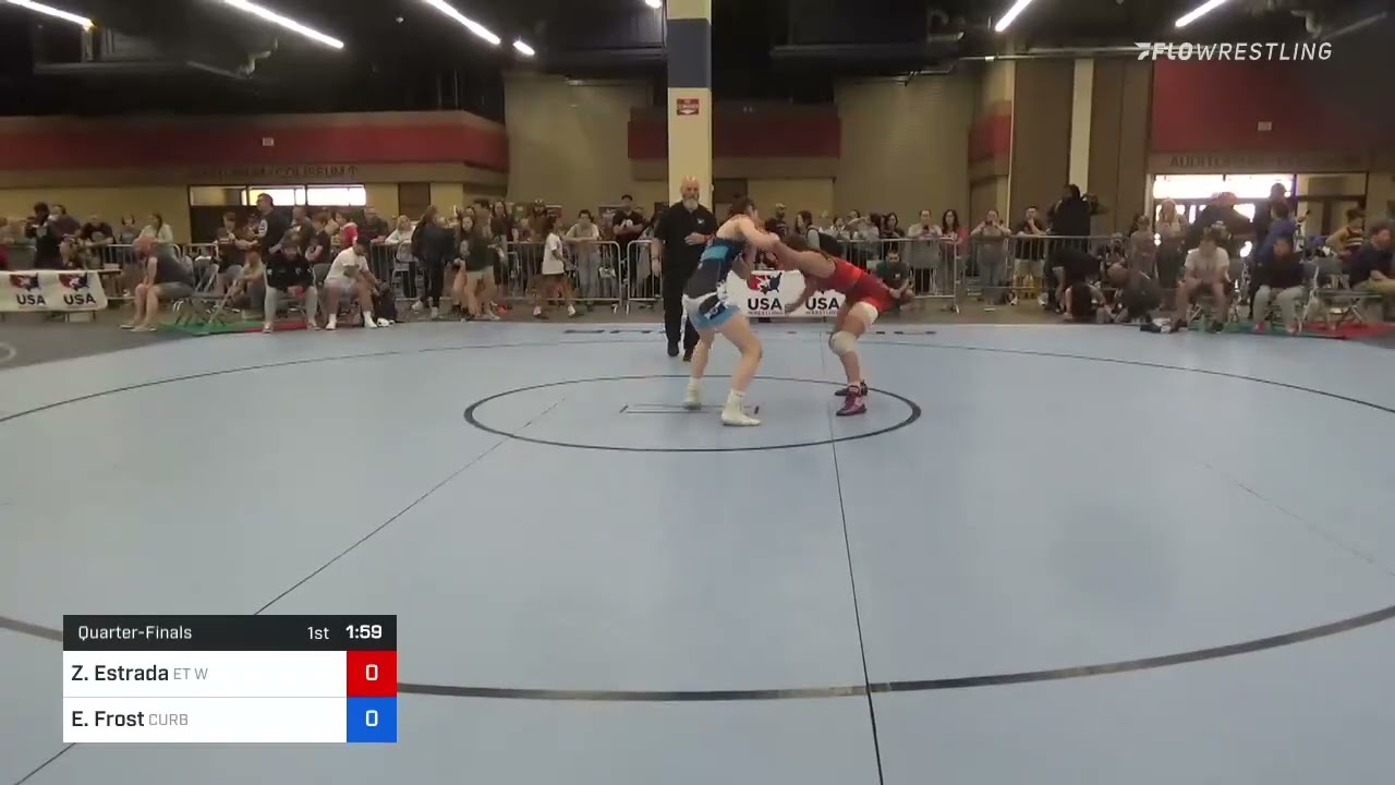 57 Kg Quarterfinal - Zao Estrada, ET Wrestling Vs Emily Frost, Curby 3 ...