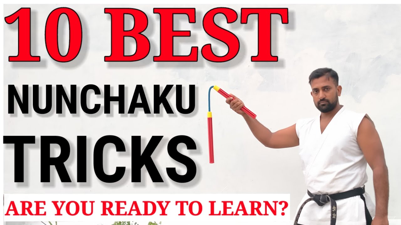 10 BEST NUNCHAKU TRICKS FOR BEGINNERS @KARATESIR | #Nunchaku # ...