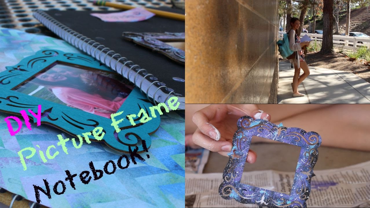 DIY Picture Frame Notebook! - YouTube