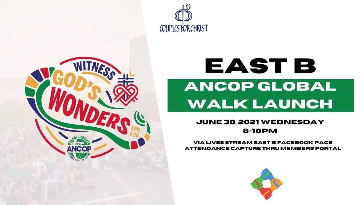 ANCOP GLOBAL WALK 2021 EAST-B LAUNCH - YouTube