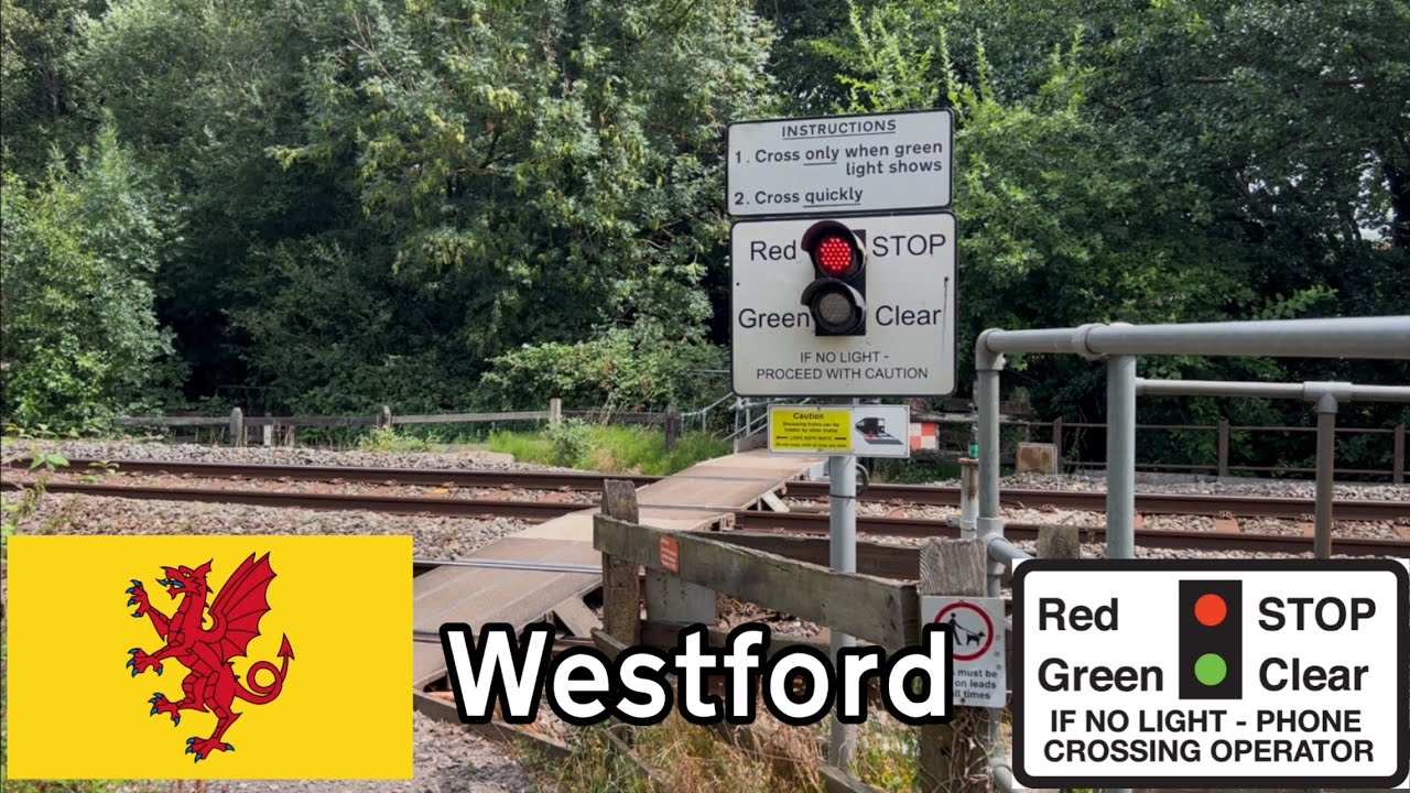 Westford (Footpath) Level Crossing (Somerset) 18/07/2025 - YouTube