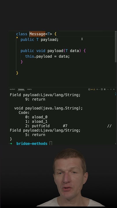 Type Erasure And Bridge Methods Java Shorts Coding Airhacks Youtube