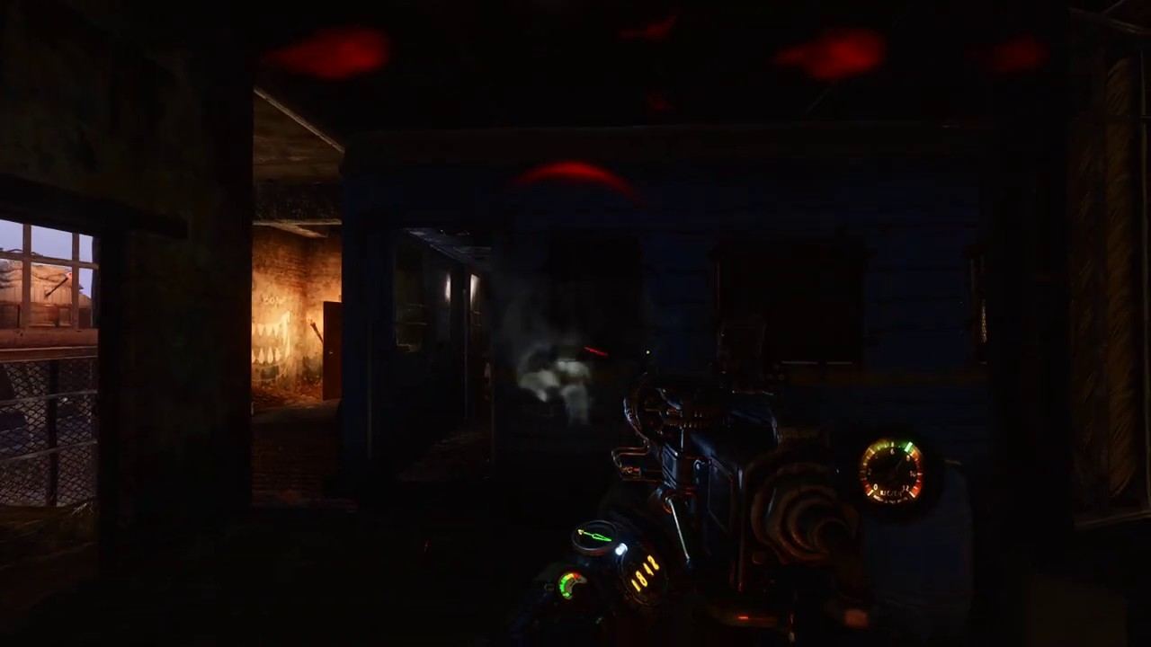 Metro Exodus: enemies spotting you through tiny gaps - YouTube