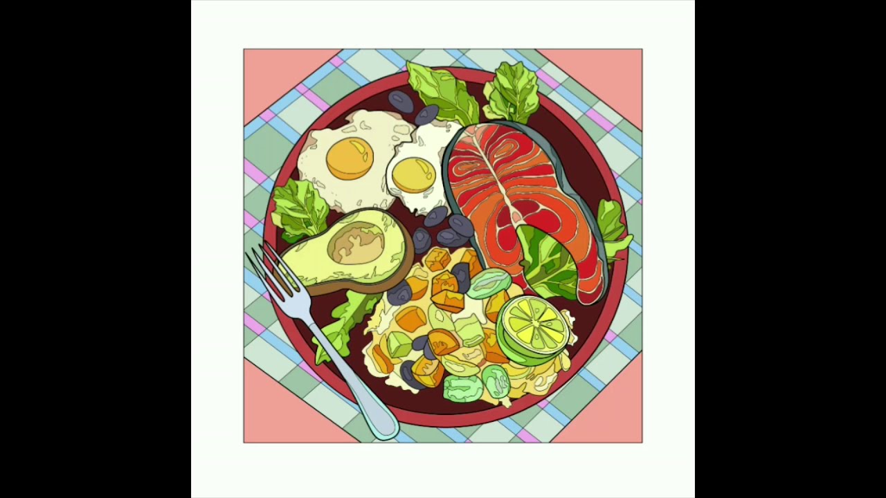 Paint by Number | Food #1 | HAPPY COLOUR - YouTube