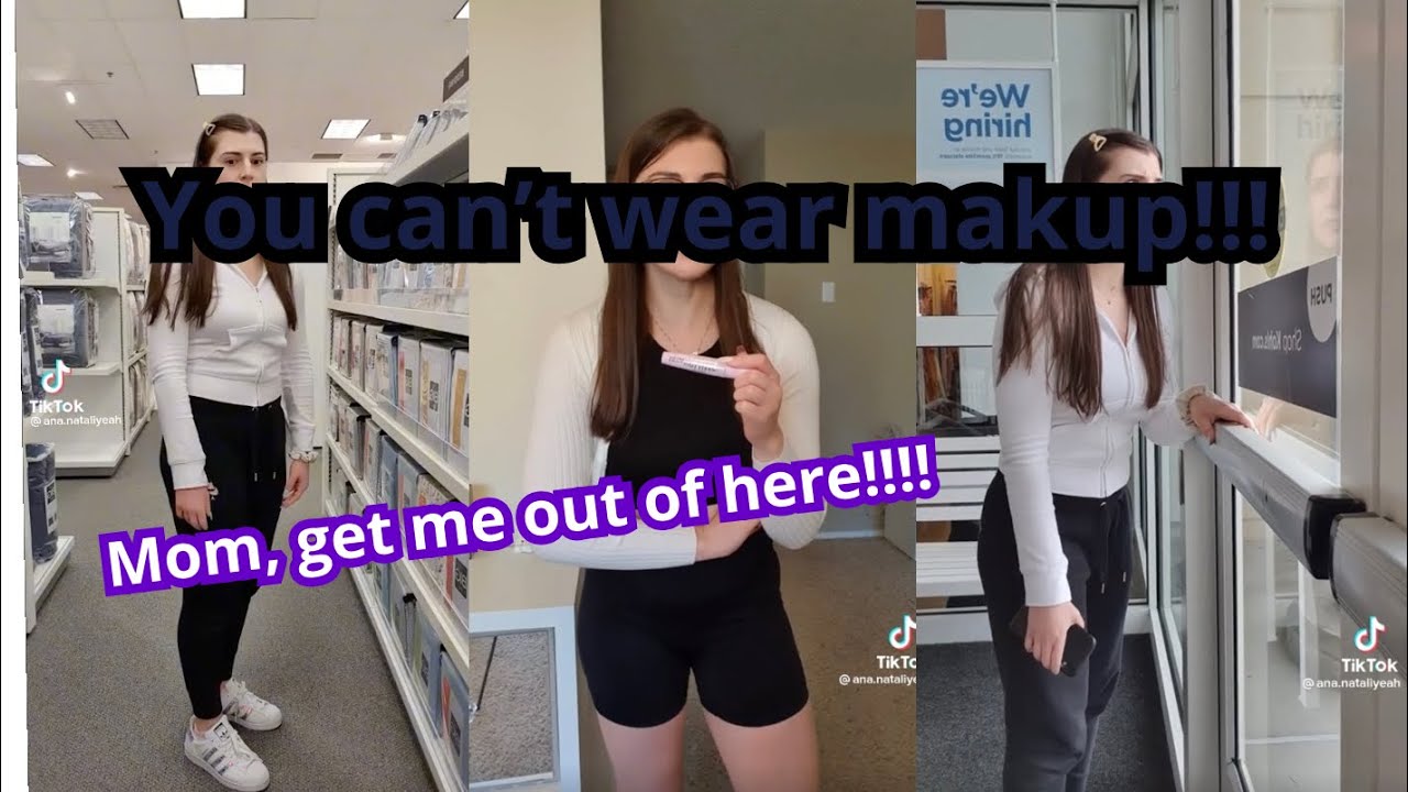 MOM SAYS NO TO MAKUP**LOCKED IN**ANA NATALIA FULL TIKTOK SERIES - YouTube