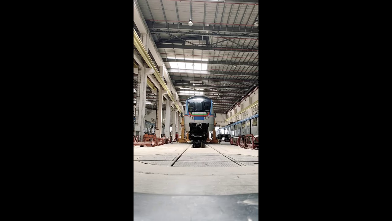 How a metro bogie replaced - YouTube