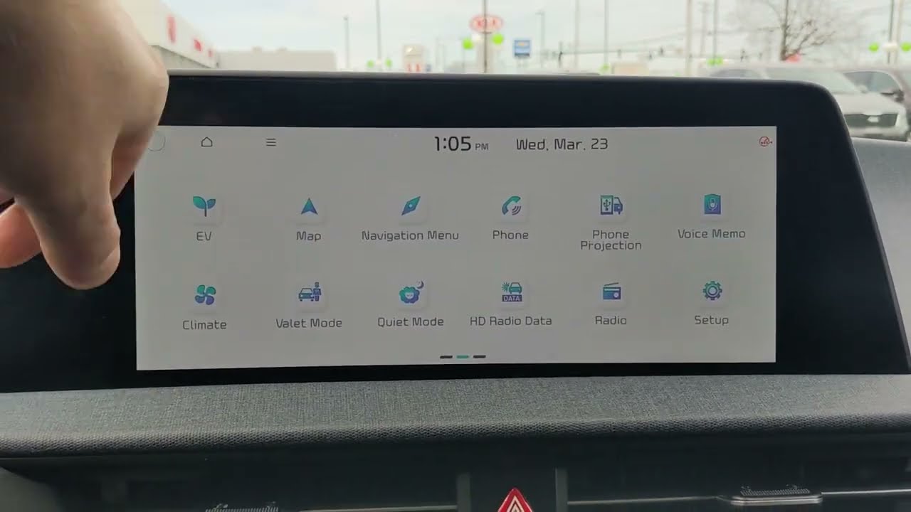 How To Change The Map Color On Your All Electric Kia EV6 - YouTube