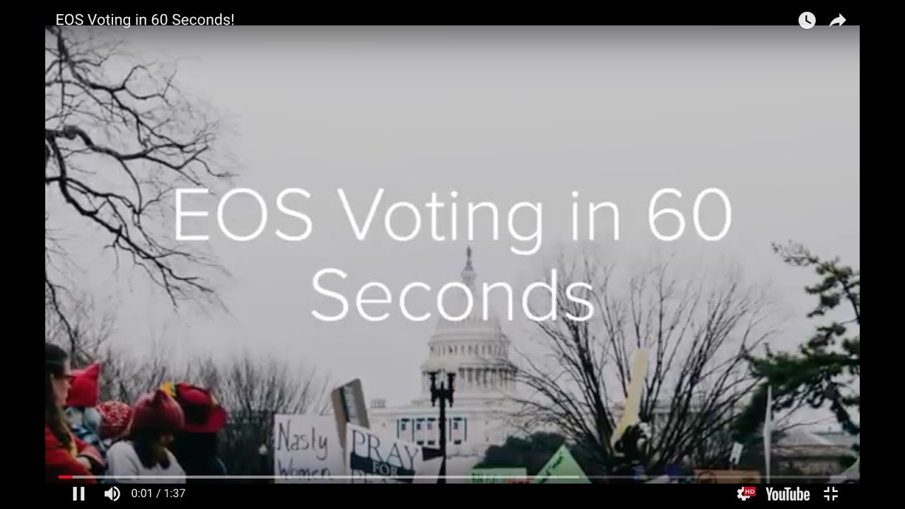 EOS Voting in 60 Seconds! - YouTube