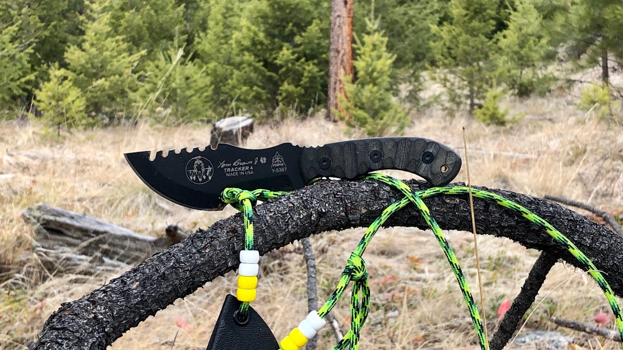 TOPS Mini Tom Brown Tracker - YouTube