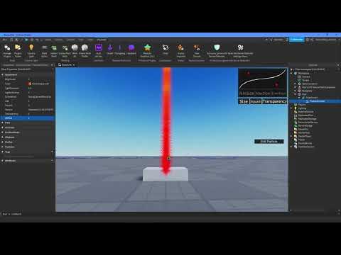 Roblox tutorial for: Particle emitters. - YouTube