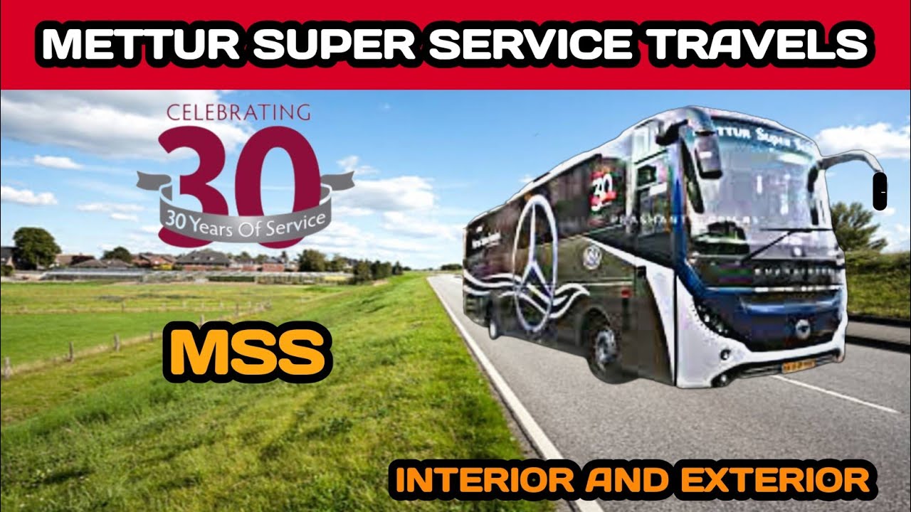 Mettur Super Service ( MSS ) Travels 💙//Bharatbenz A/C Sleeper// # ...