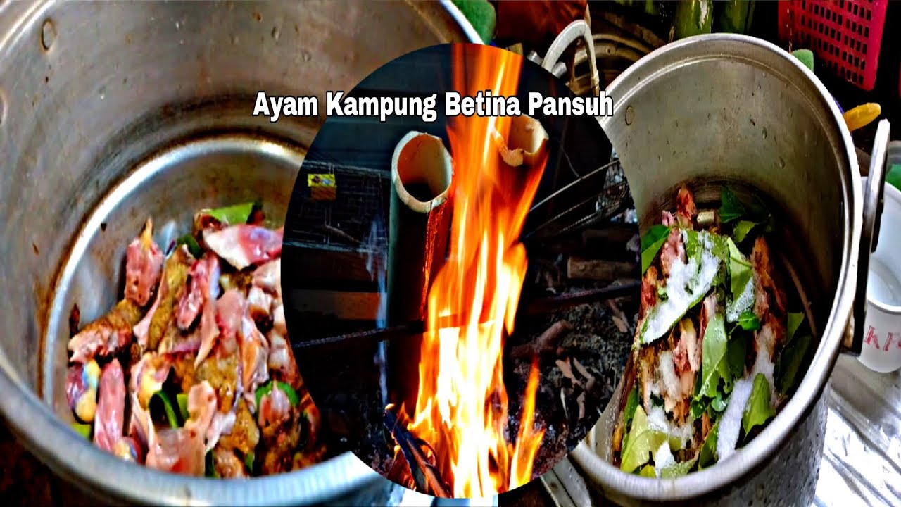 Ayam Kampung Pansuh Dalam Ruas // Makanan Tradisi Rumah Panjang.. - YouTube