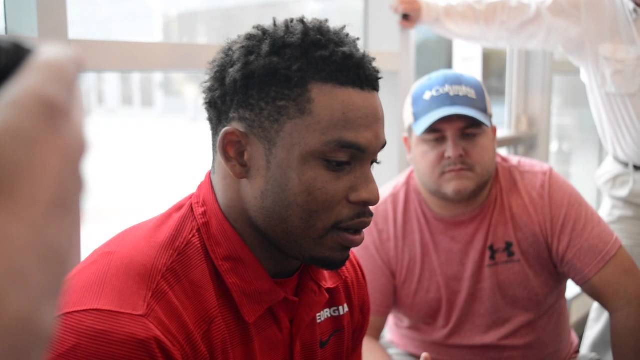UGA FB Quayvon Hicks talks Alabama - YouTube