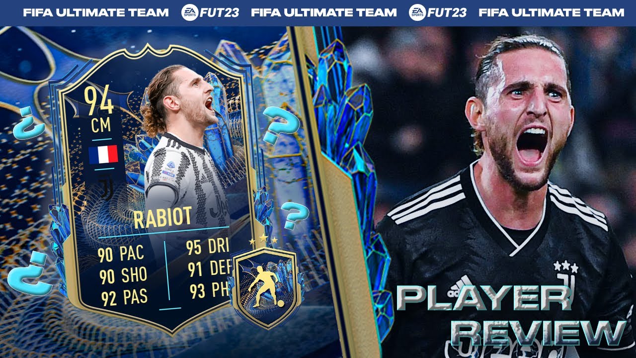 ¿TE OFRECE ALGO DIFERENTE AL RESTO?| RABIOT 94 TOTS| PLAYER REVIEW ...