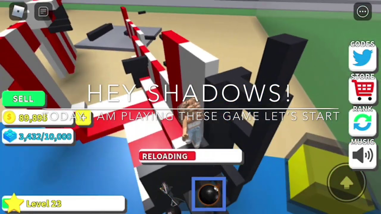 Playing Destruction simulator! - YouTube