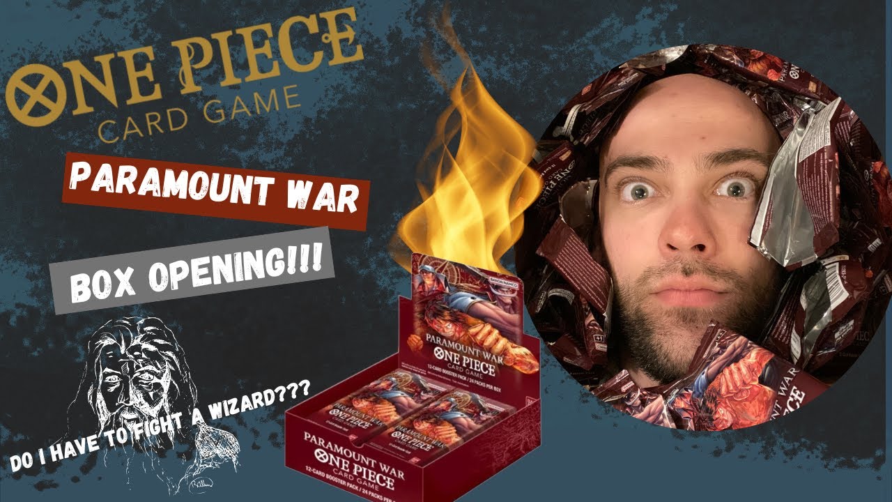One Piece TCG OP2 Paramount War Box Opening + skit! - YouTube