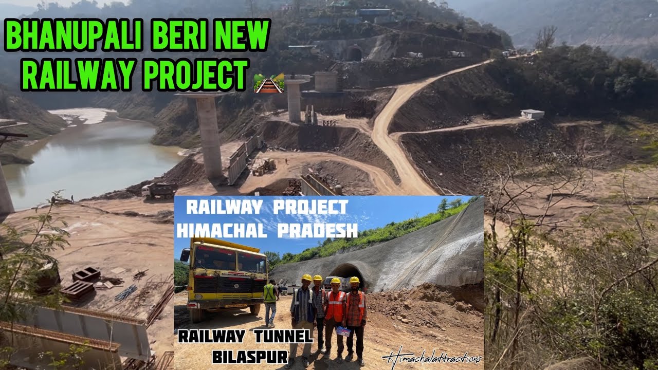 Bhanupali Bilaspur Railway Line | Himachal Attractions - YouTube