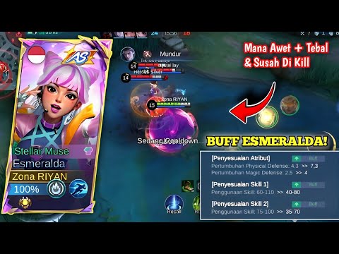 ESMERALDA BUFF‼️MANA AWET & TEBAL,SUSAH DI K1LL ⁉️ GAMEPLAY ESMERALDA ...