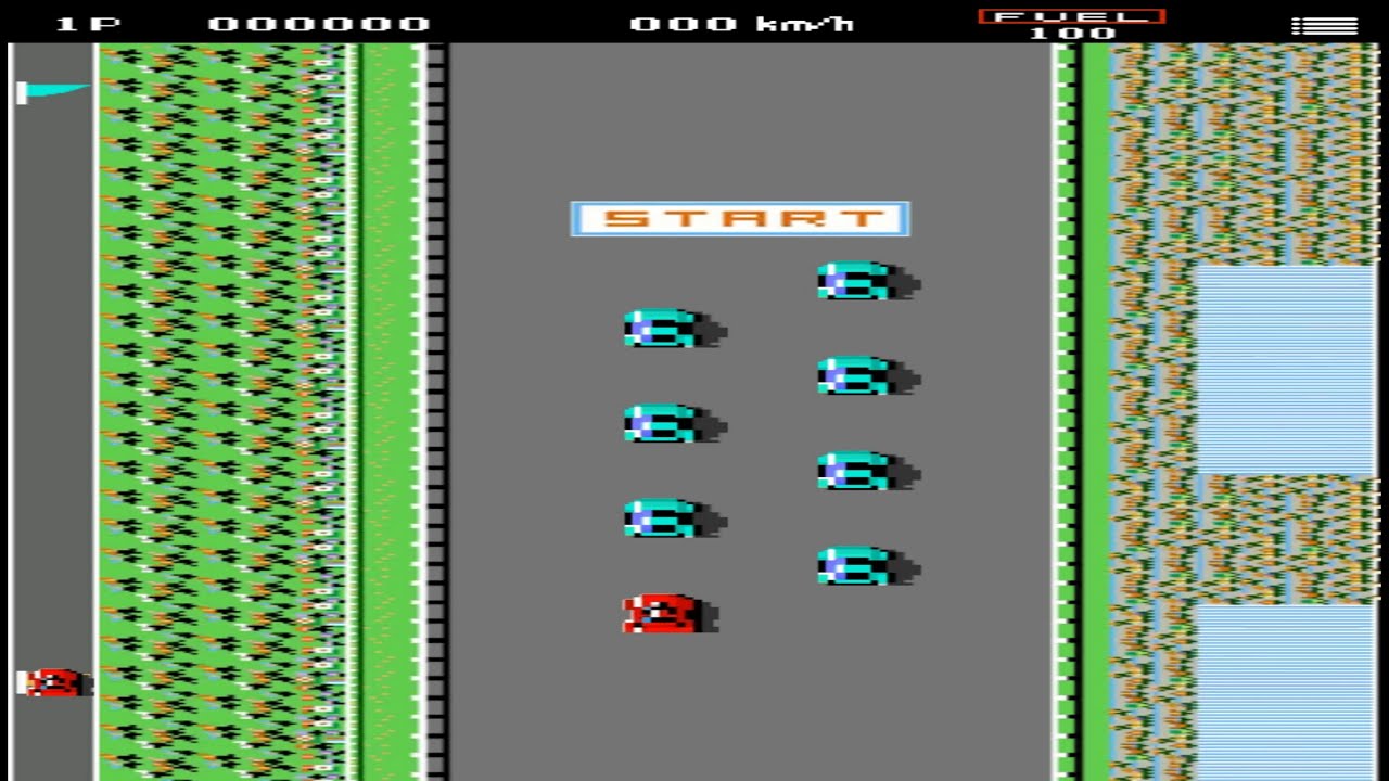 Road Fighter NES - Gameplay - YouTube