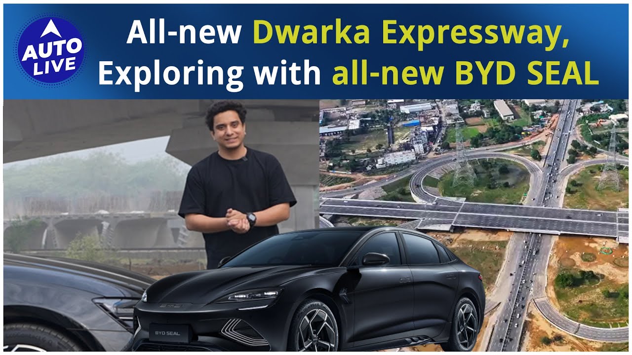 Drive with BYD Seal on the Dwarka Expressway | Auto Live - YouTube