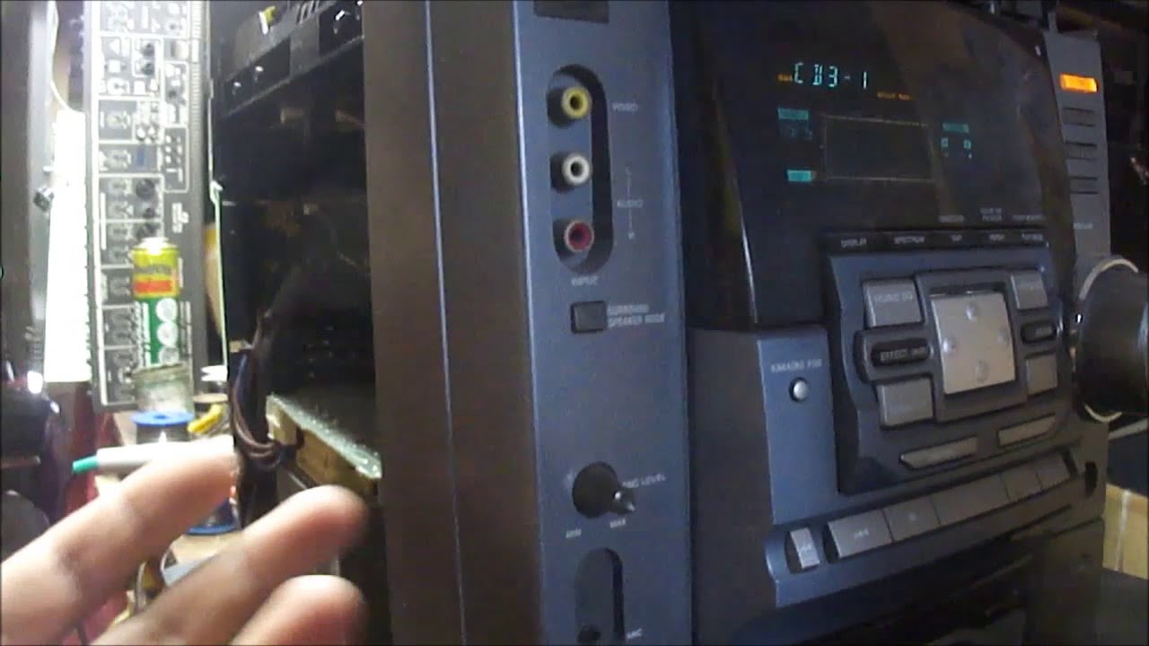 Defeitos e meio conserto Som Sony TA DX 80 - YouTube