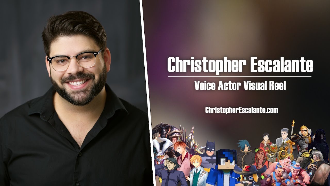 Christopher Escalante - Visual Voice Acting Reel - YouTube
