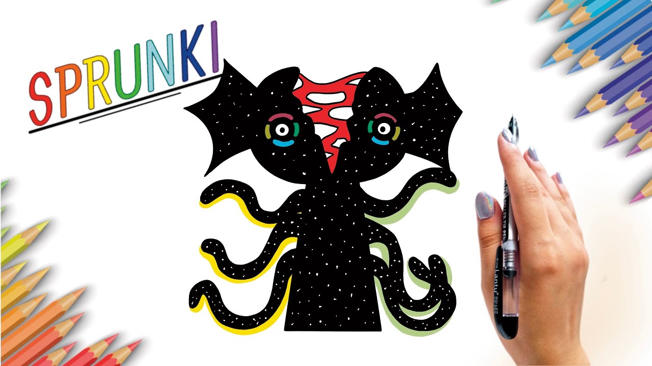 How to draw Bailey Phase 12 from Incredibox Sprunki Step by Step - YouTube