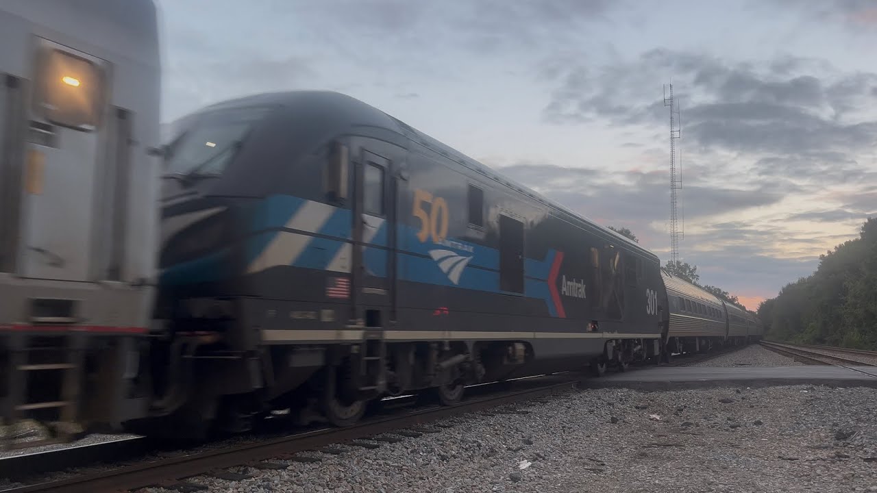 Railfanning Selma,NC on 9/17/25 (ft. Amtrak 301 on 41) - YouTube