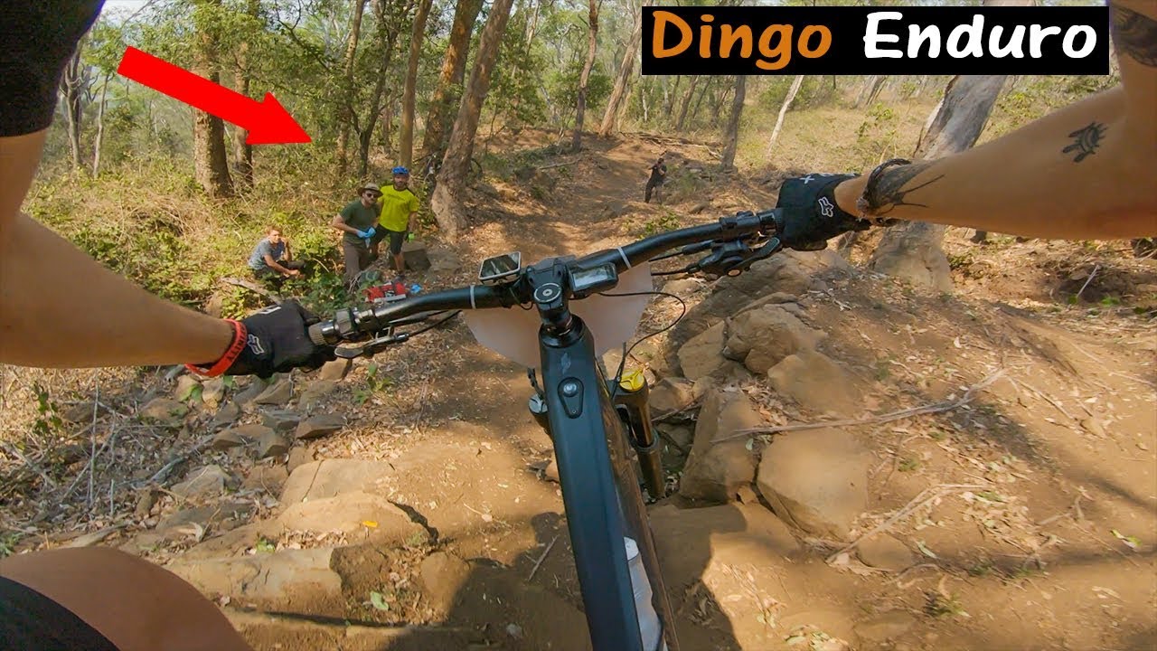Enduro Racing on an E Bike! Dingo Enduro 2019 - YouTube
