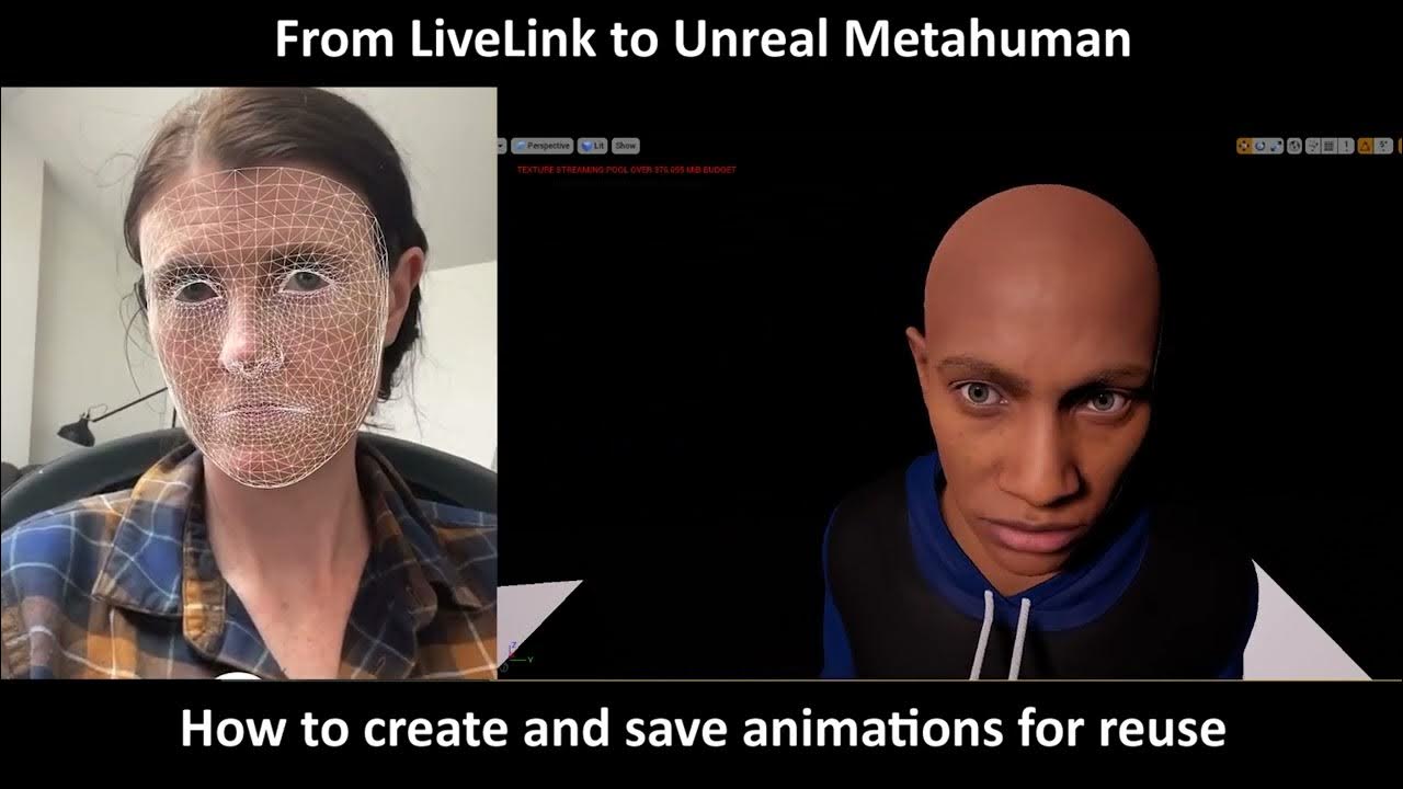 LiveLink Animation on a Metahuman - YouTube