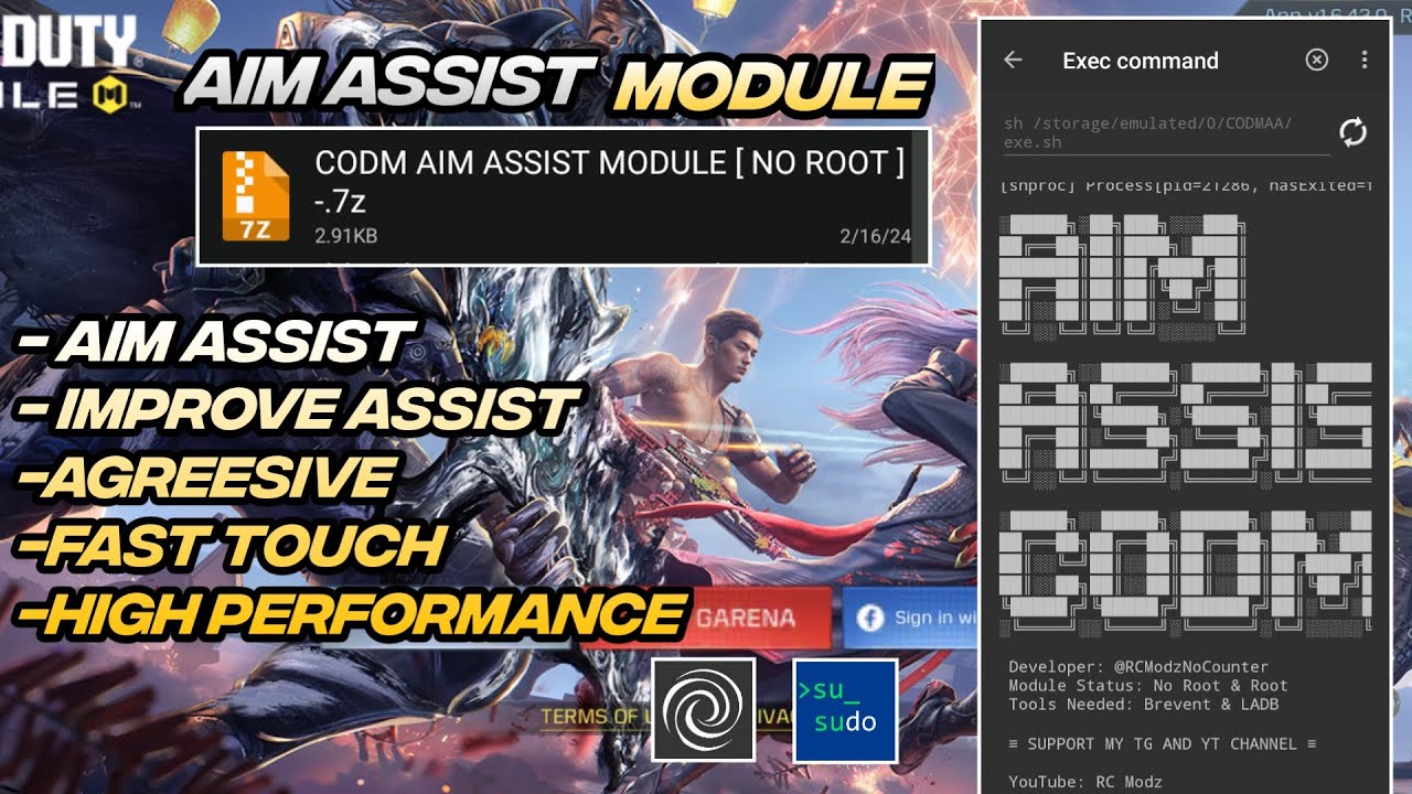 Aim Assist Module For Codm || Improve Accuracy Improve Aiming Movements ...