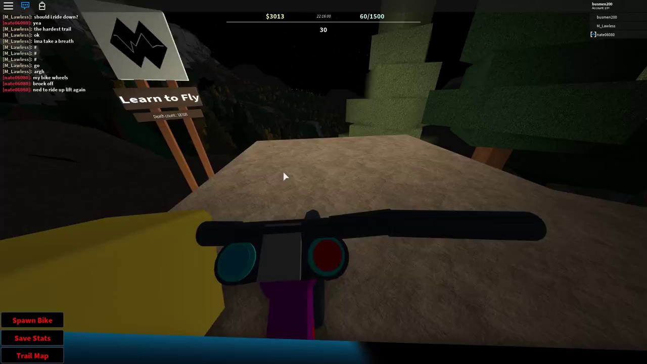 learn to fly | Wolf ridge bike park | Roblox - YouTube