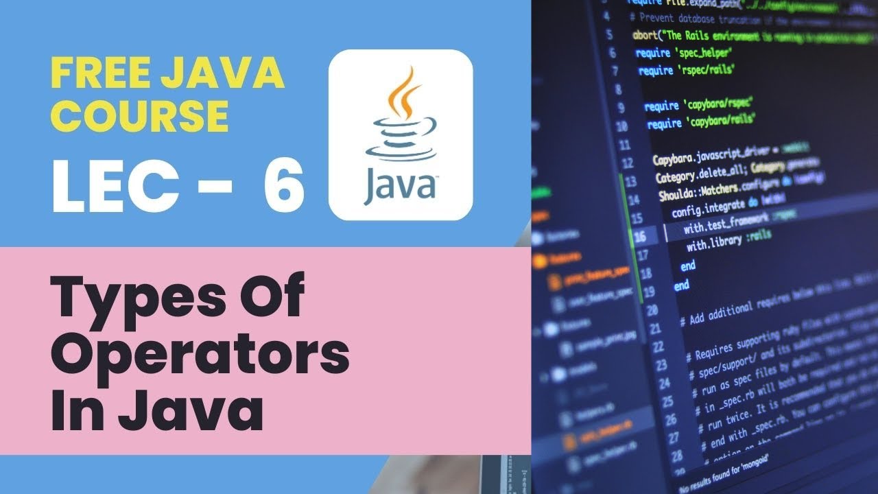 Java Tutorial Types Of Operators In Java And Addition Program For Java Tutorial Types Of Operators In Java And Addition Program For