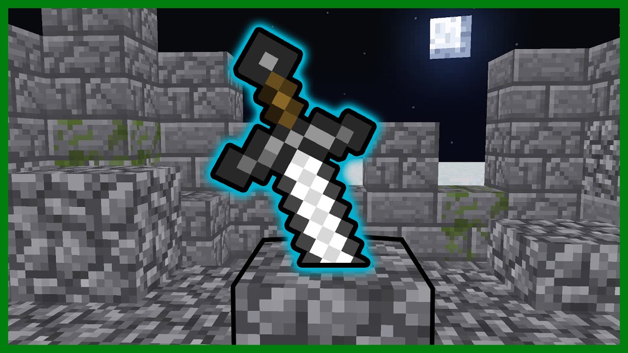 MINECRAFT - COME FARE LA SPADA NELLA ROCCIA - YouTube