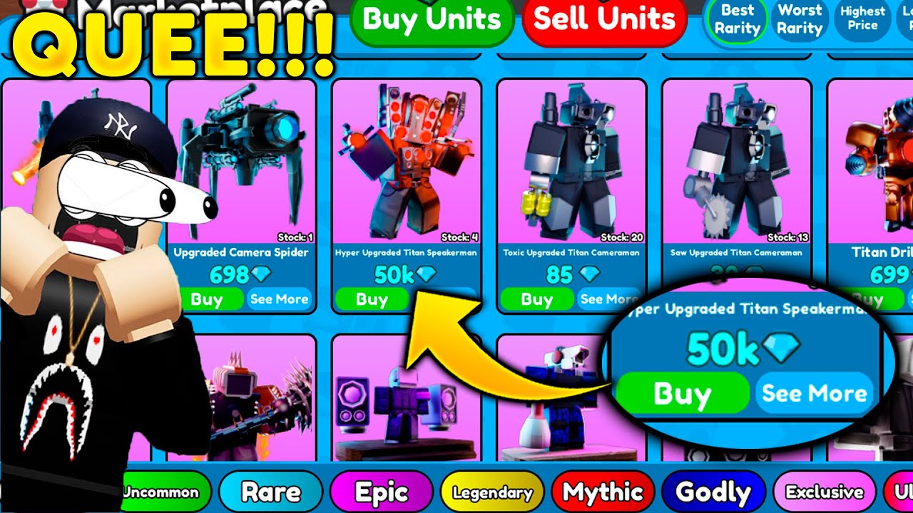 ⚠️ATENCIÓN ¡NO COMPRES EL HYPER UTS AHORA!!! Roblox Toilet Tower ...