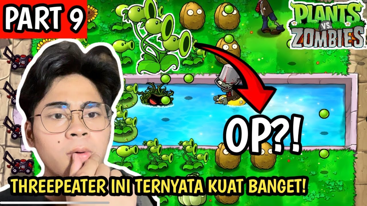TERNYATA TANAMAN KEPALA TIGA INI OP BANGET BROK! - Plant's V Zombie #9 ...