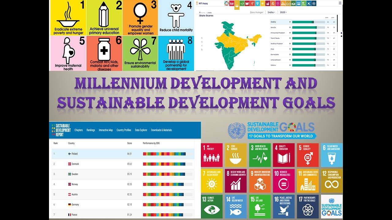 Millennium development and Sustainable development goals| Policies ...