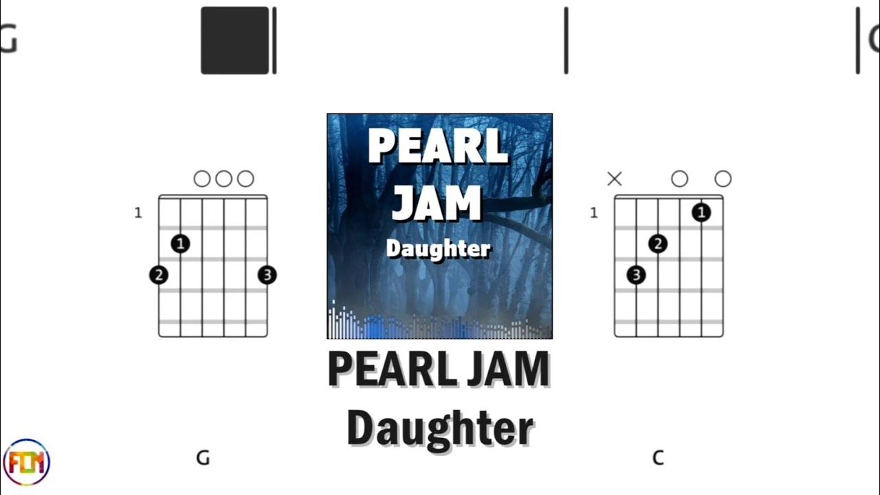 PEARL JAM Daughter FCN GUITAR CHORDS & LYRICS - YouTube